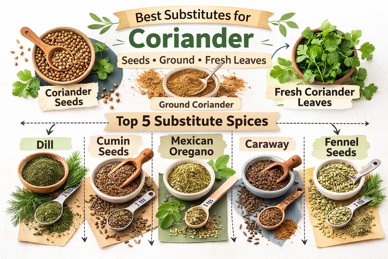Coriander Substitute Guide: Unlock The 5 Smart Swaps