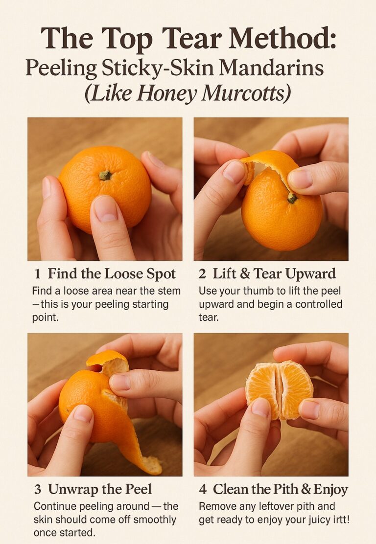 How To Peel Mandarin Oranges Easily (No Mess!)